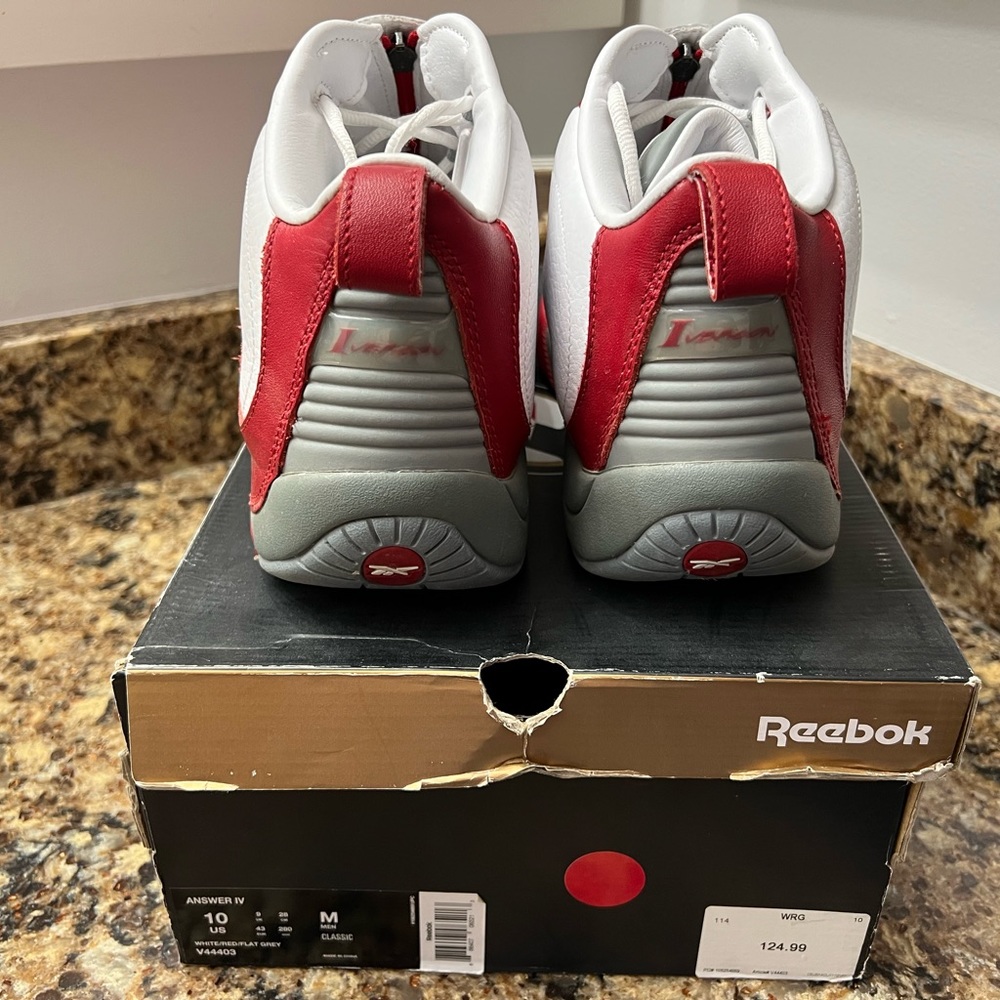 Reebok Answer Iv Og 20th Anniversary Size 10 - Gem